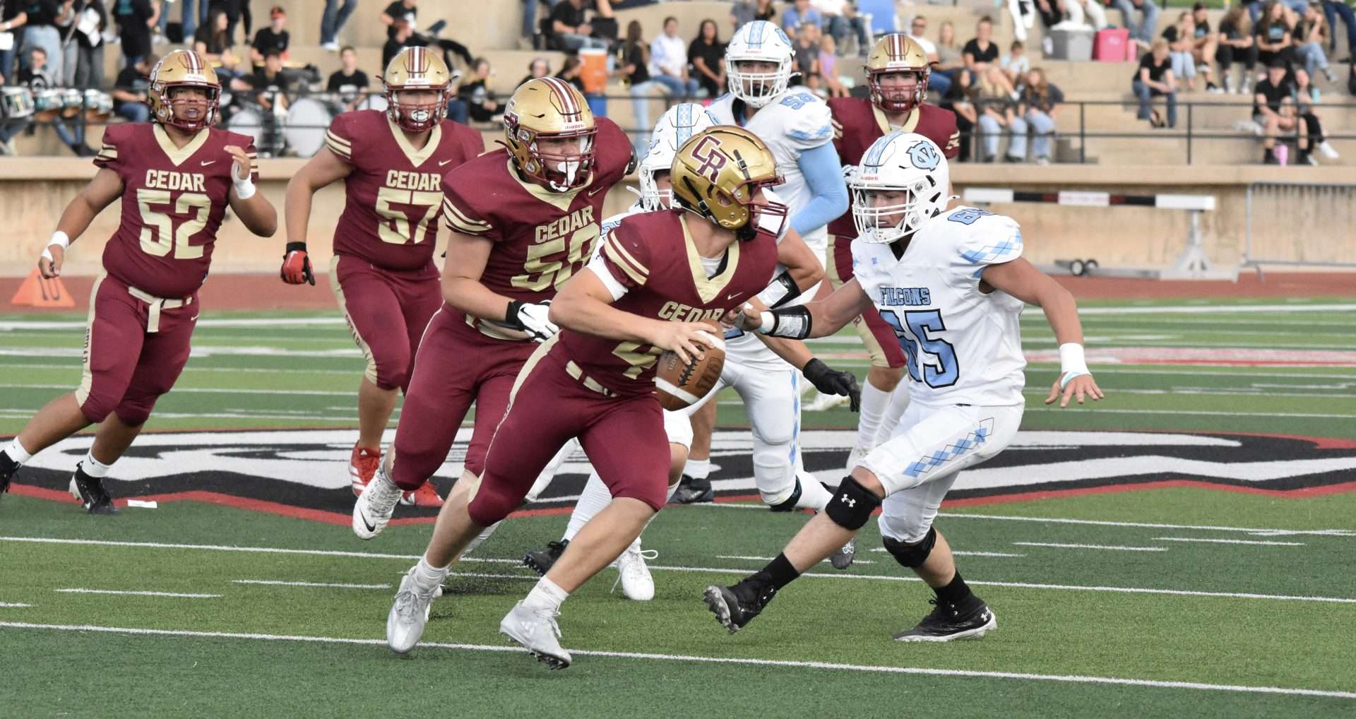 Reds roll over Falcons, reclaim axe - Iron County Today